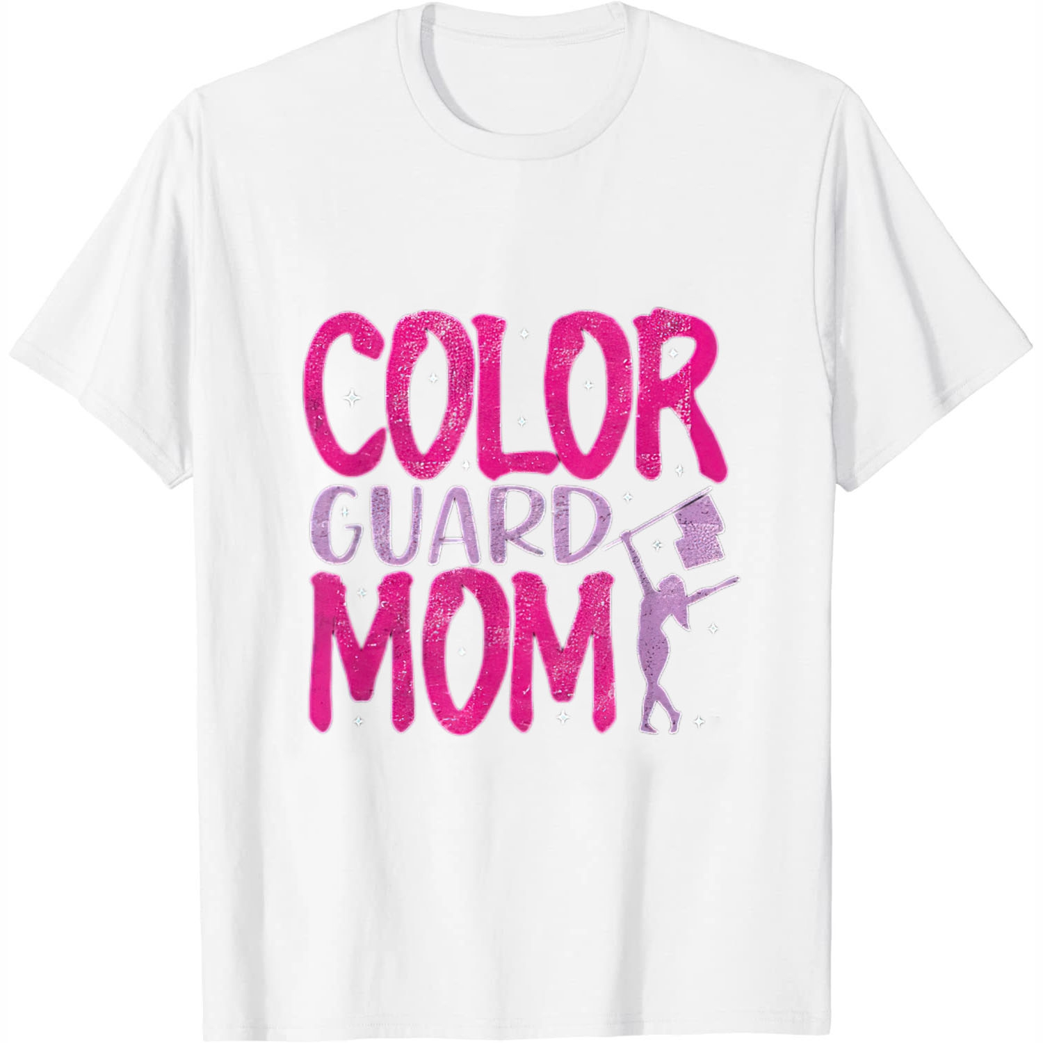 Color Guard Mom Shirt Marching Band School Mommy Mother Tees Womens T ...