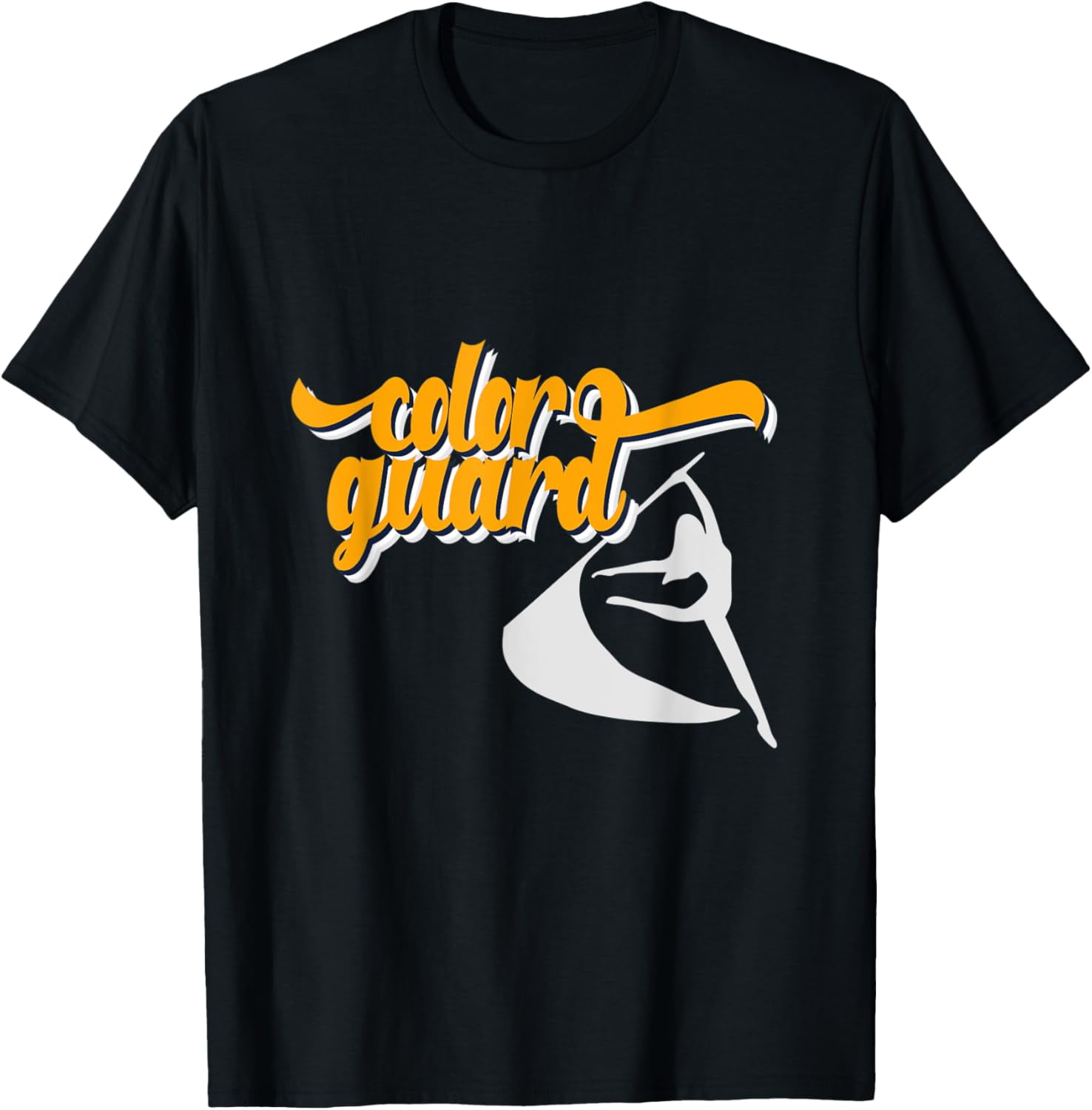 Color Guard Retro Word Art for Marching Band Color Guard T-Shirt ...