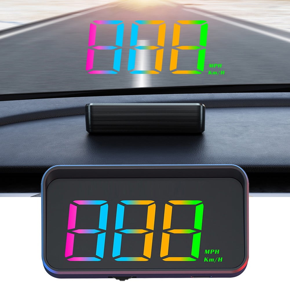 Color Hud Gps Dual Data Car Head-Up Displaywindshield Display Screen ...