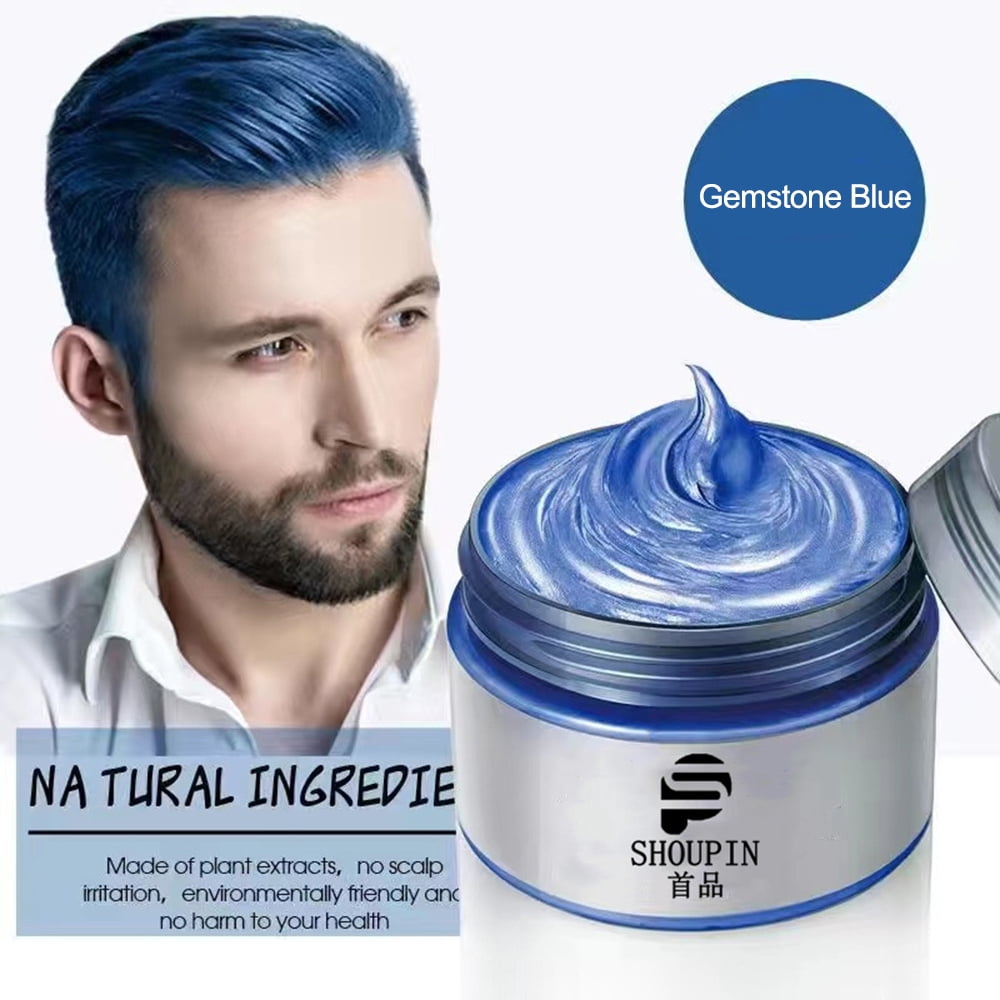 Color Hair Wax Styling Pomade 8 Color Fashion Grandma Grey Disposable ...