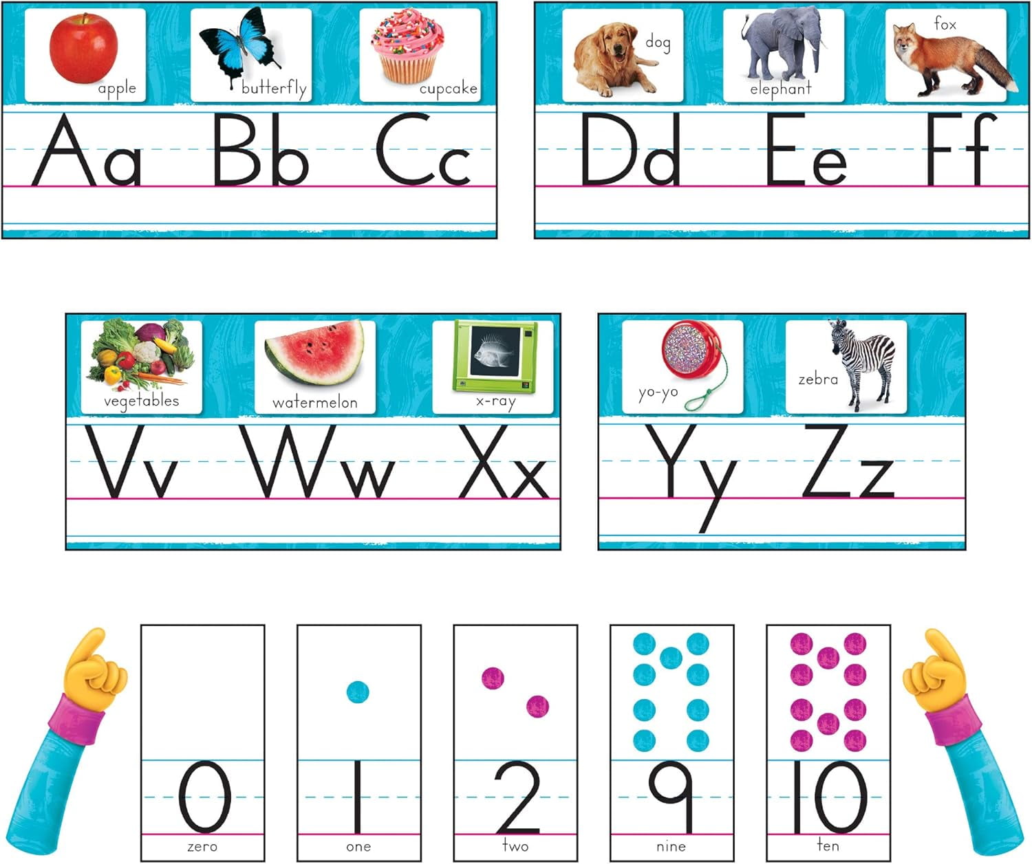 Color Harmony Phoo Alphabe Bullein Board Se, Classroom - Walmart.com