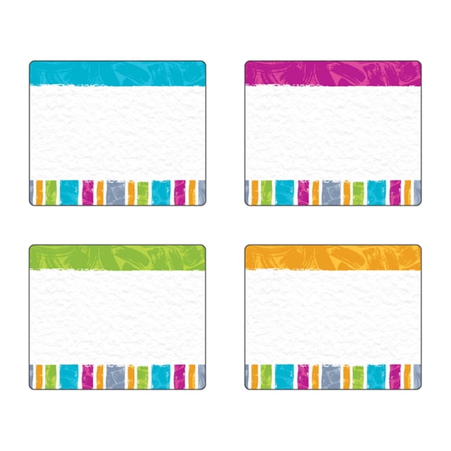 Color Harmony Stripes Terrific Labels Variety Pack, 36 Count | Bundle ...