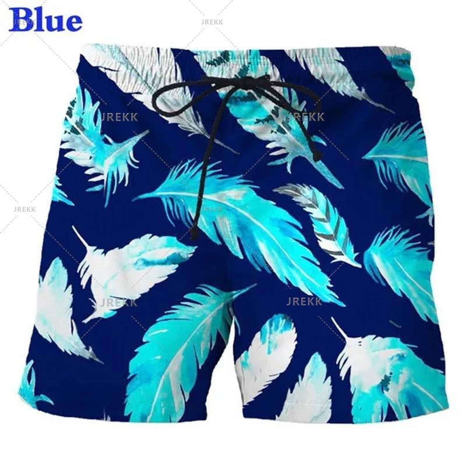 Color Heart-shaped Shorts Pants Men 3D Printed Swimsuit homme 2025 ...