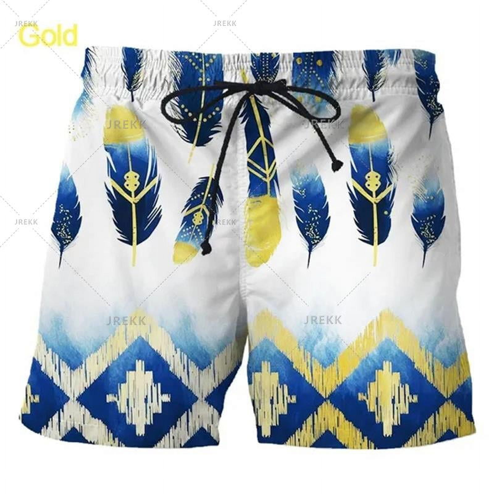 Color Heart-shaped Shorts Pants Men 3D Printed Swimsuit homme 2025 ...