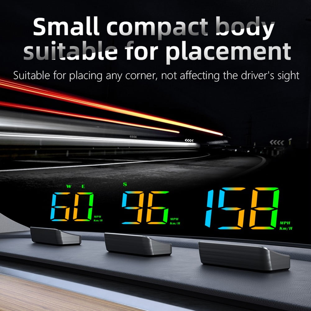 Color Hud Gps Dual Data Car Head-Up Displaywindshield Display Screen ...