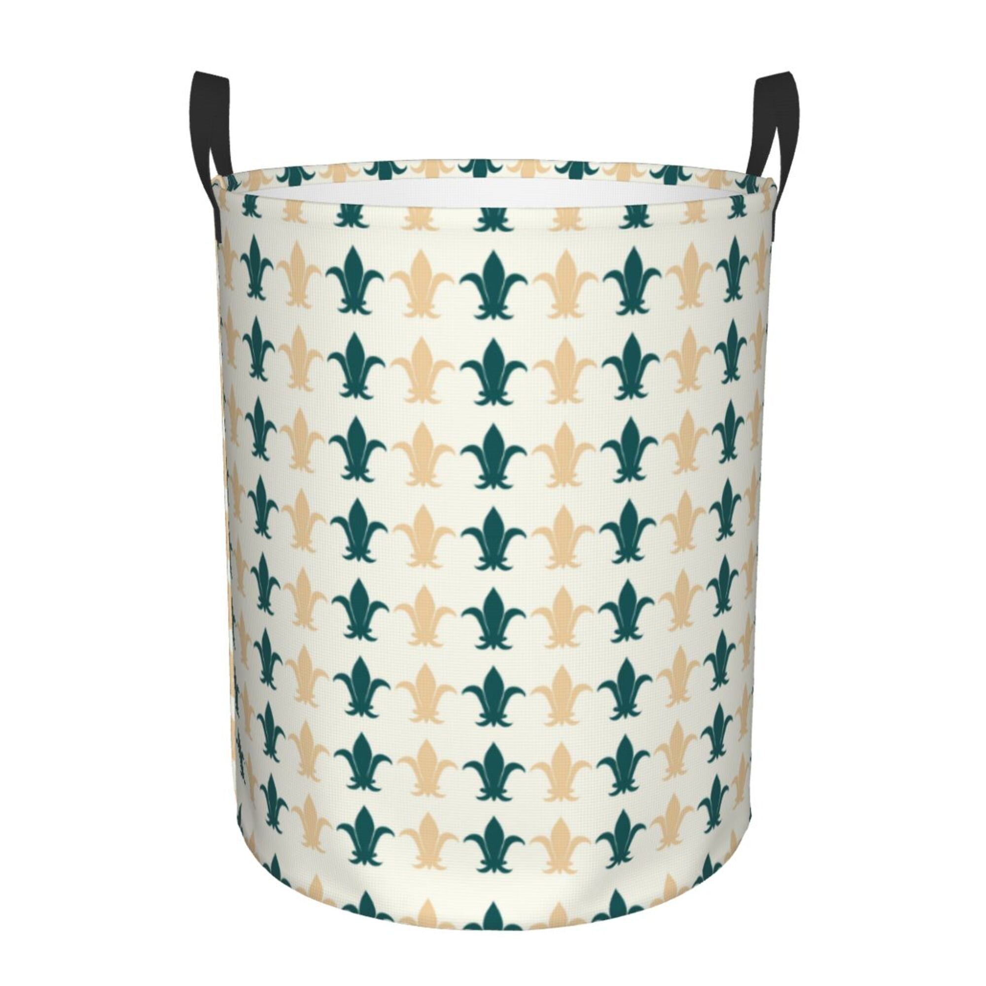 Color Illustration Border Background Circular Laundry Basket (With ...
