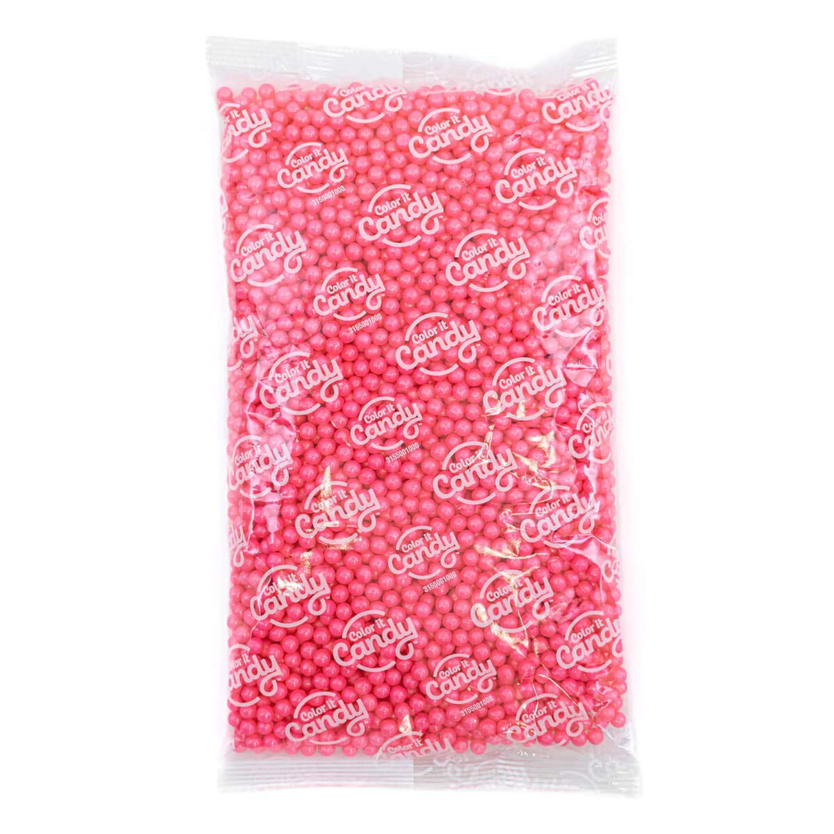 Color It Candy Shimmer Bright Pink Pearls 2 Lb Bag - Perfect For Table ...
