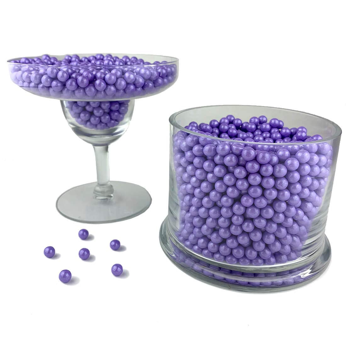 Color It Candy Shimmer Lavender Pearls 2 Lb Bag - Perfect For Table ...