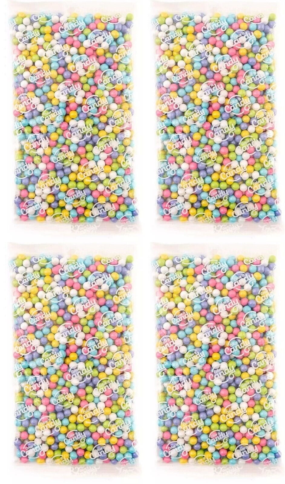 Color It Candy Decorative Sixlet Chocolatey Candy Pegs, Spring Mix, 2 ...