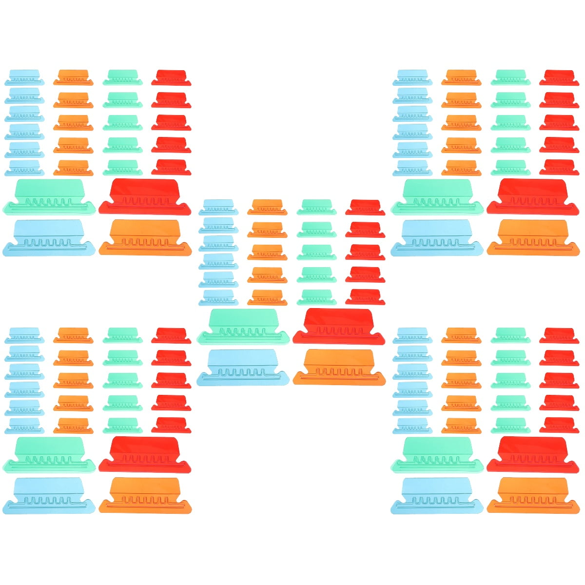 Color Label Hanging Clip Colored File Folders Binder Clips Files ...