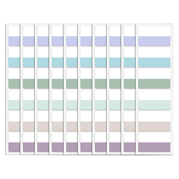 Color Label Set Clear Adhesive Easy Classification Self-adheive ...
