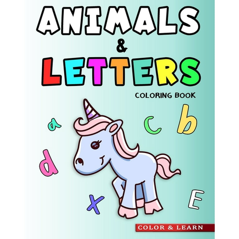 easy abc animal coloring pages
