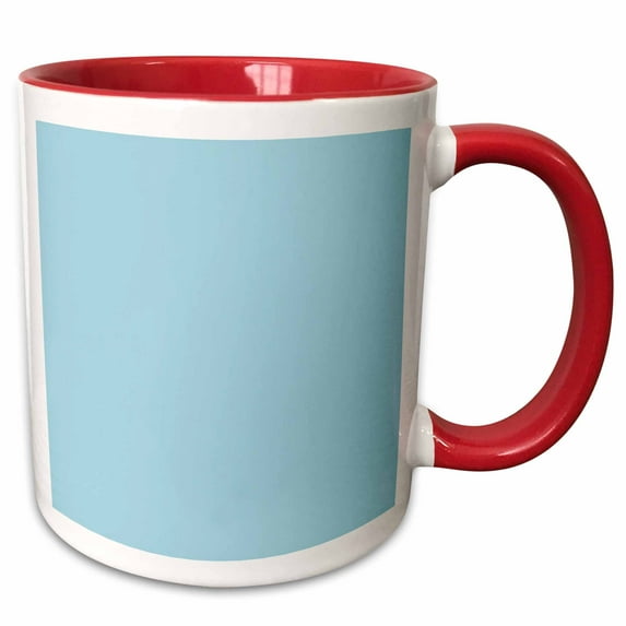 3drose, Color Light Blue, 15oz Two-tone Red Mug - Walmart.com