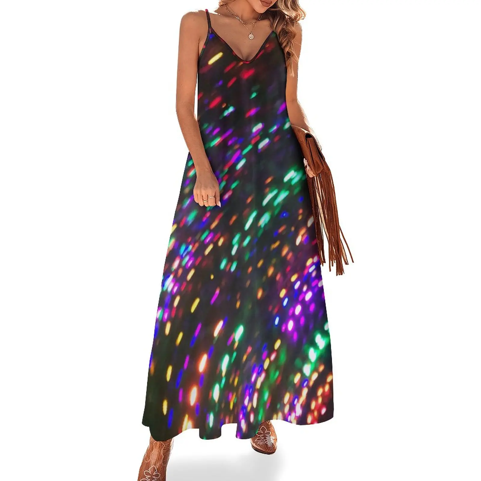 Color Lights In Motion no. 3 Sleeveless Dress women party dresses ...