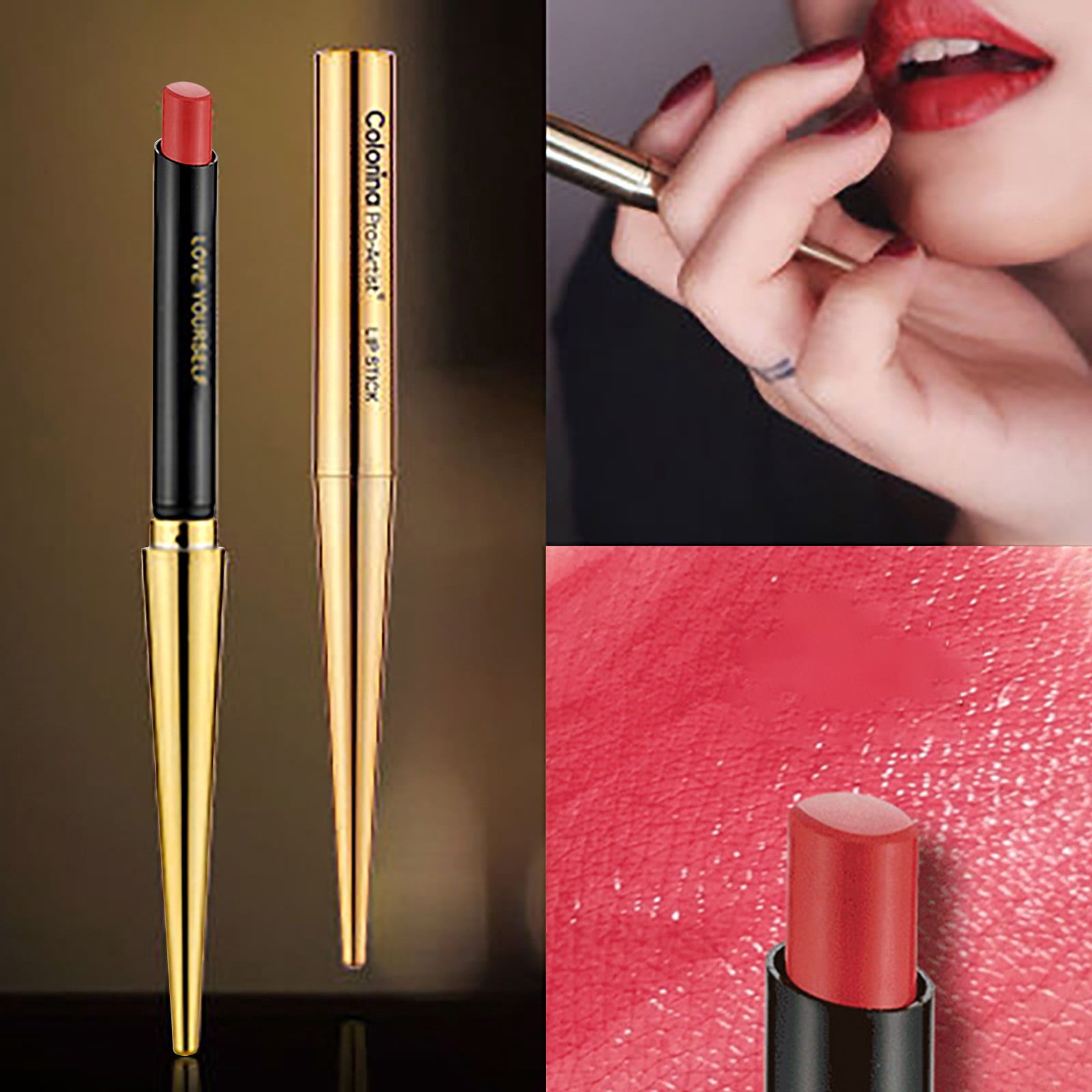 Color Lipstick - Tip Pipe Lipstick Moisturizing Moisture Moisture Easy ...