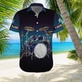 Color Love Drum Custom Name Hawaiian Shirt - Walmart.com