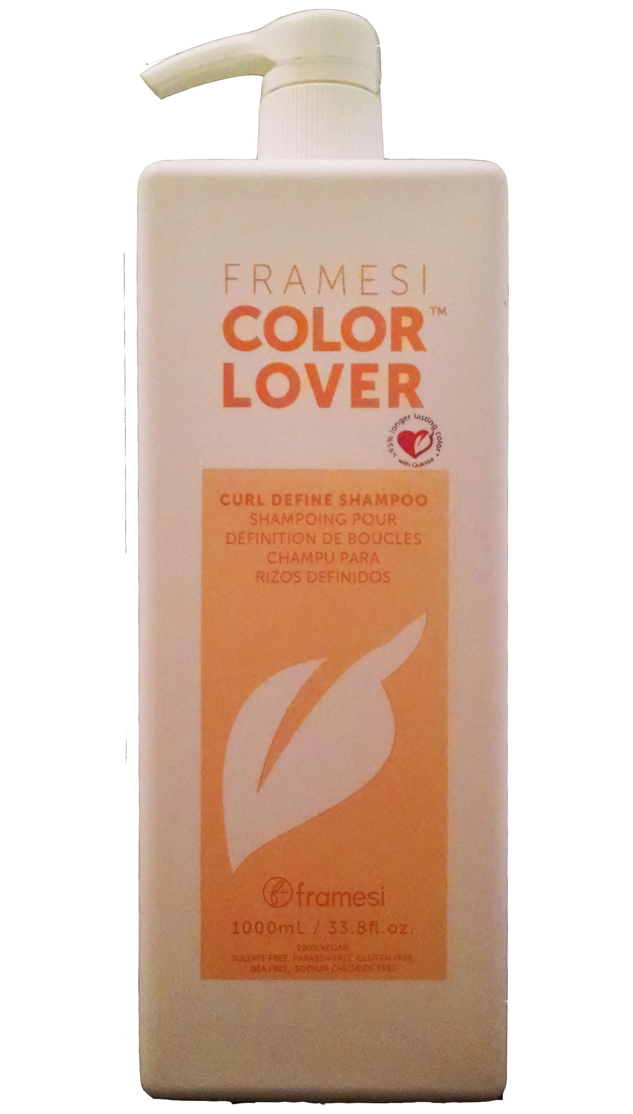 Framesi Color Lover Curl Define Shampoo, Sulfate Free, 33.80oz ...
