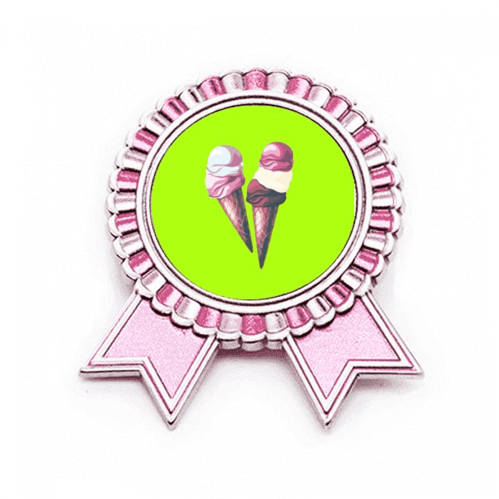 Color Lump Popsicles Forzen Sucker Drawing Badge Brooch Pin Pink Winner ...