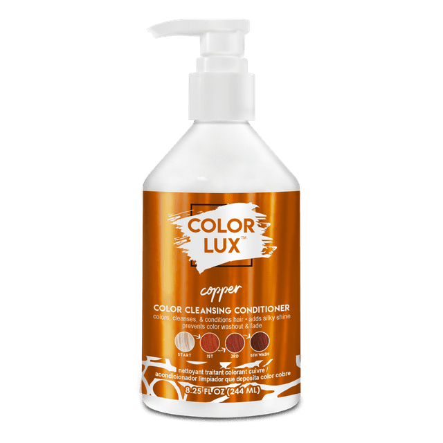 Color Lux Cleansing Conditioner Copper 8.25oz, Pump Dispenser - Walmart.com