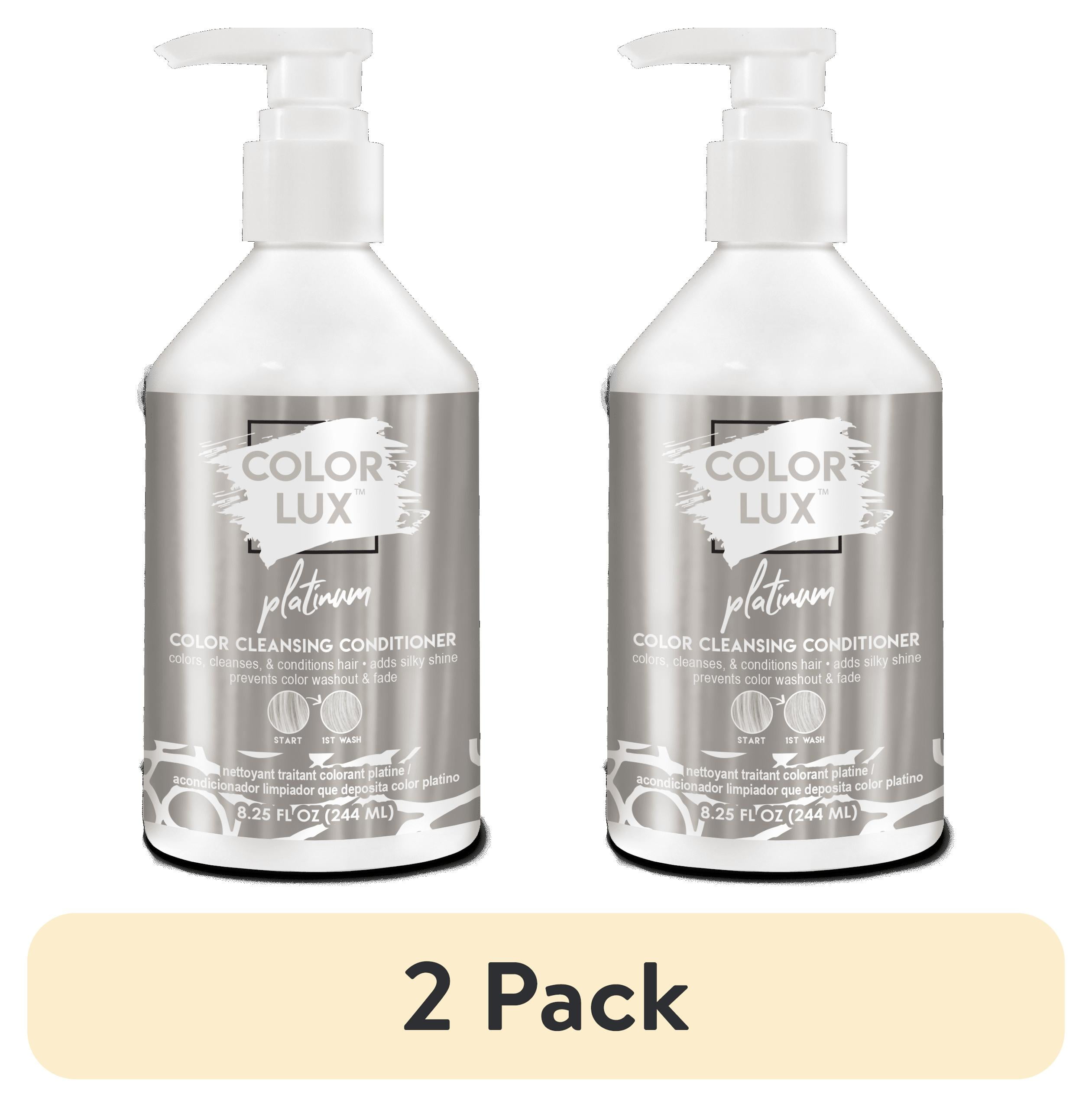(2 pack) Color Lux Cleansing Conditioner Platinum 8.25oz, Pump Top ...