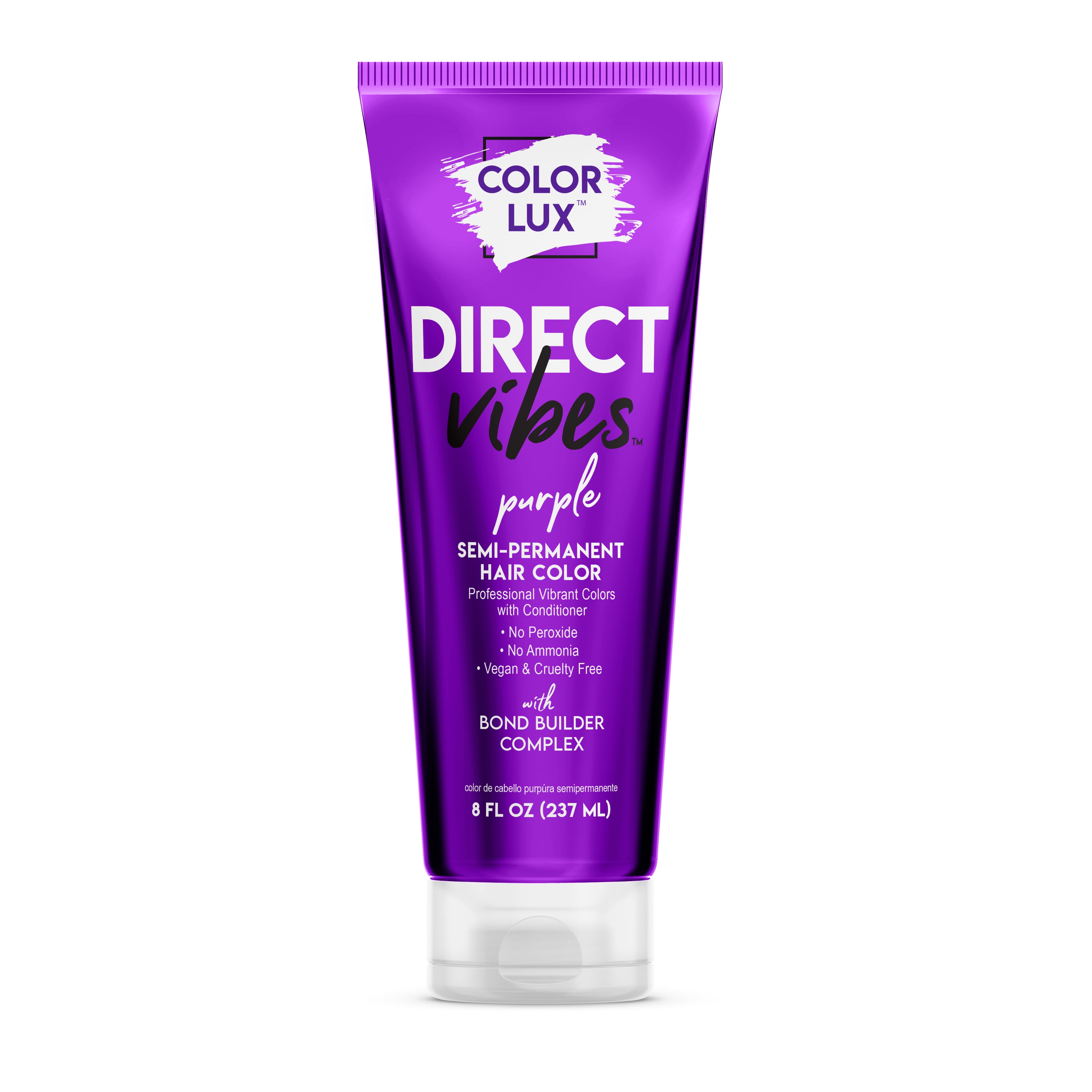 Color Lux Color Lux Direct Vibes Purple 8oz Vegan Semi-Permanent Hair ...