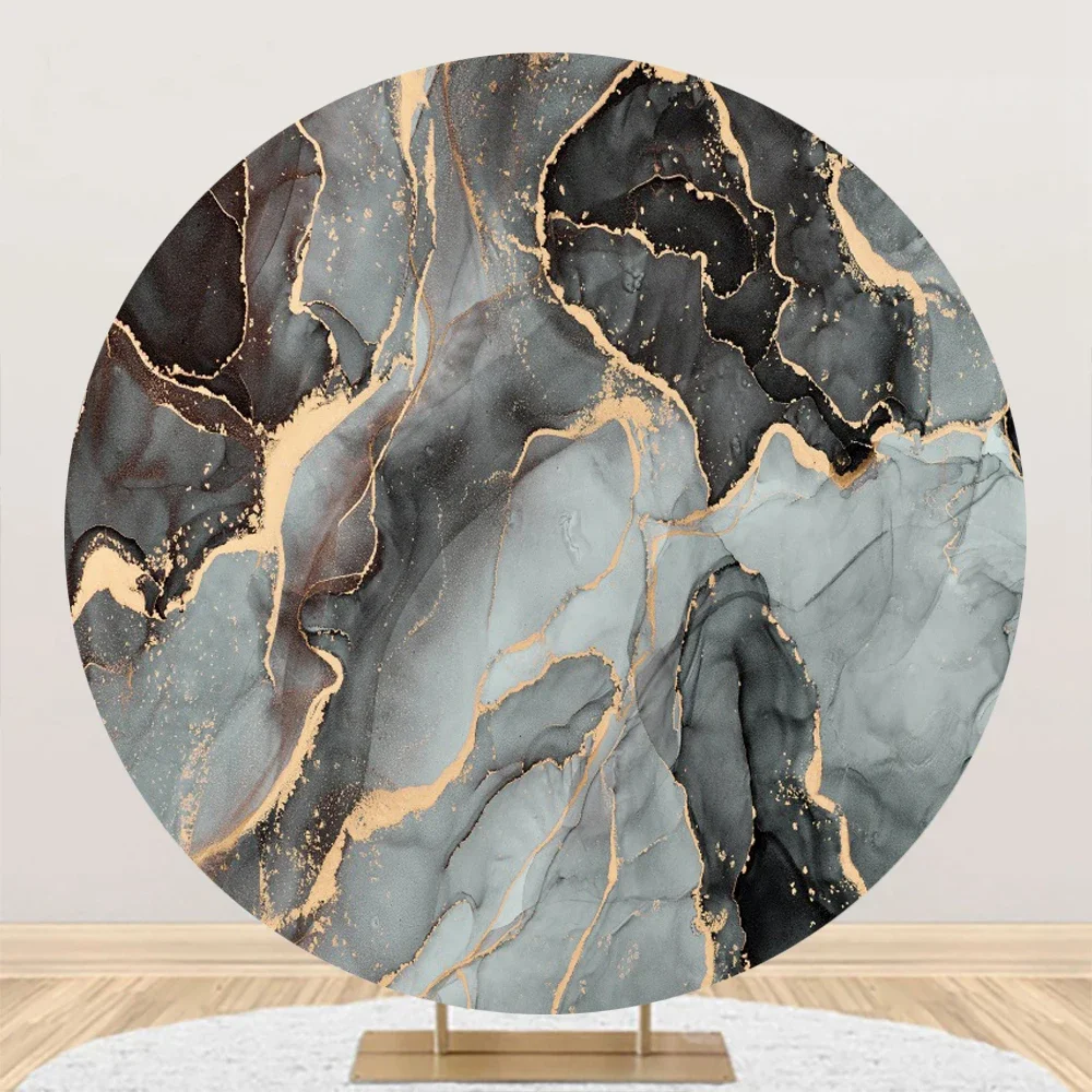 Color Marble Texture Round Photography Backdrop Abstract Gradient Baby ...