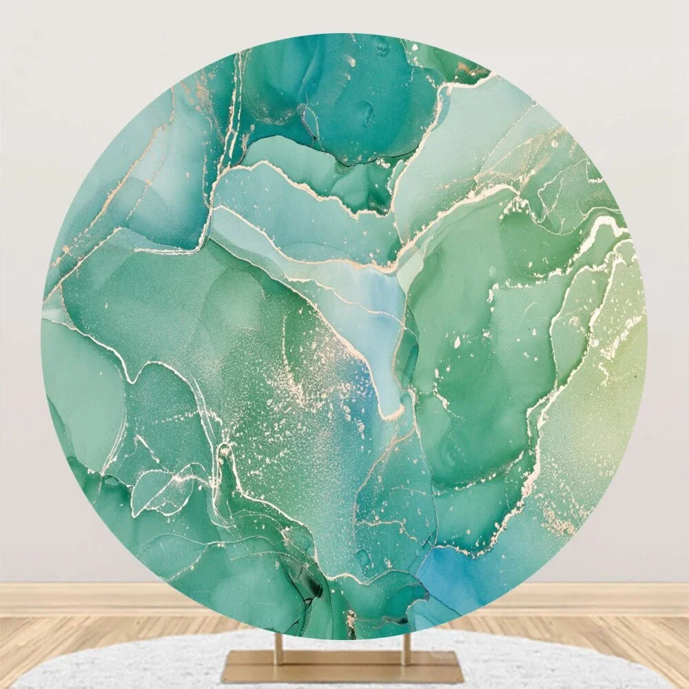 Color Marble Texture Round Photography Backdrop Abstract Gradient Baby ...