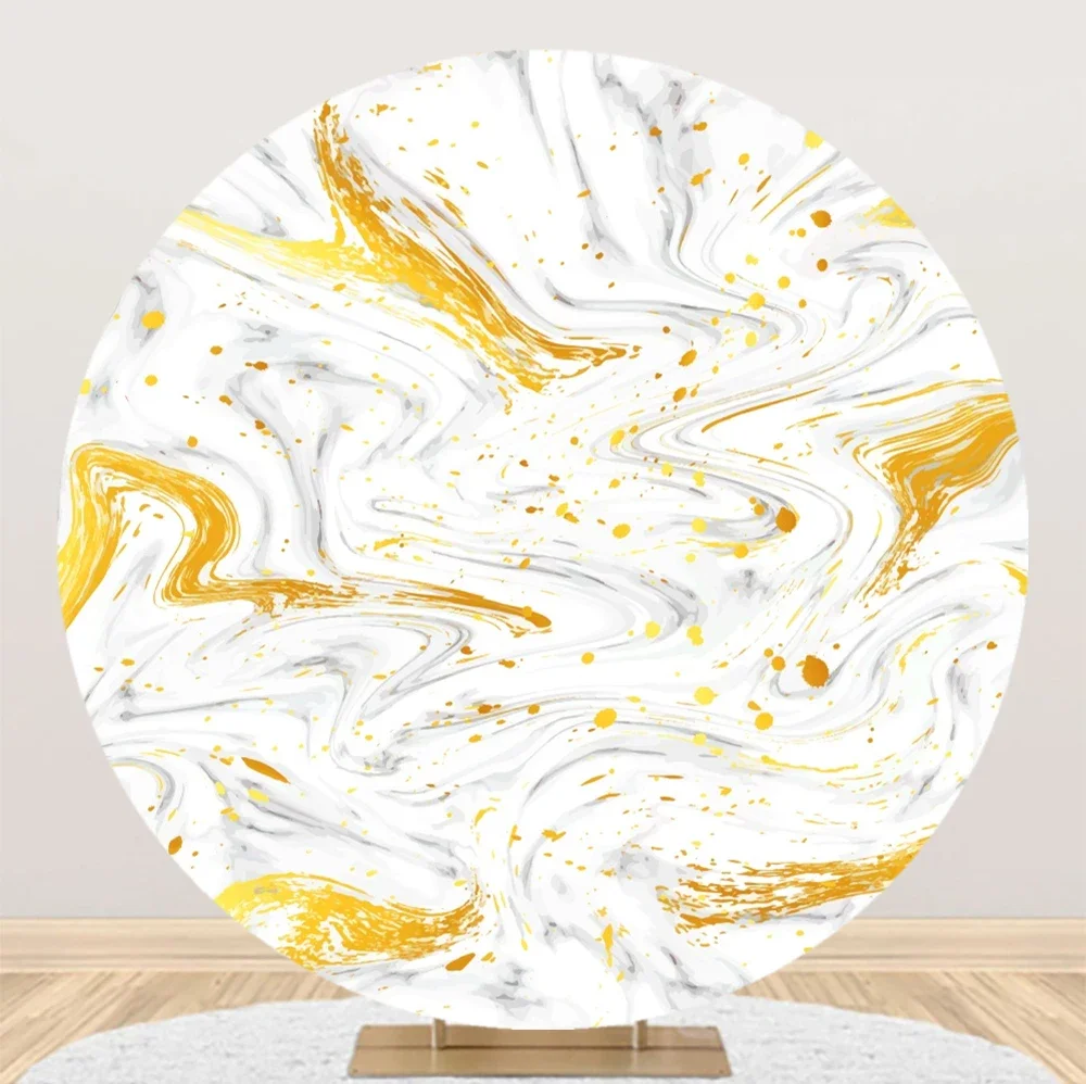 Color Marble Texture Round Photography Backdrop Abstract Gradient Baby ...