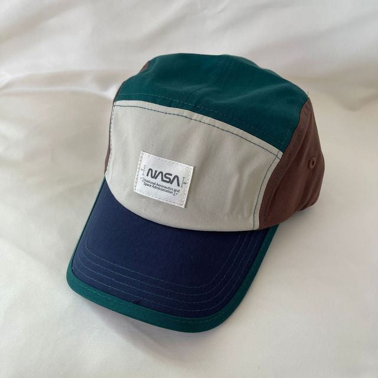 Color Matching Five- Panel Cap Men and Women Retro Stitching Peaked ...