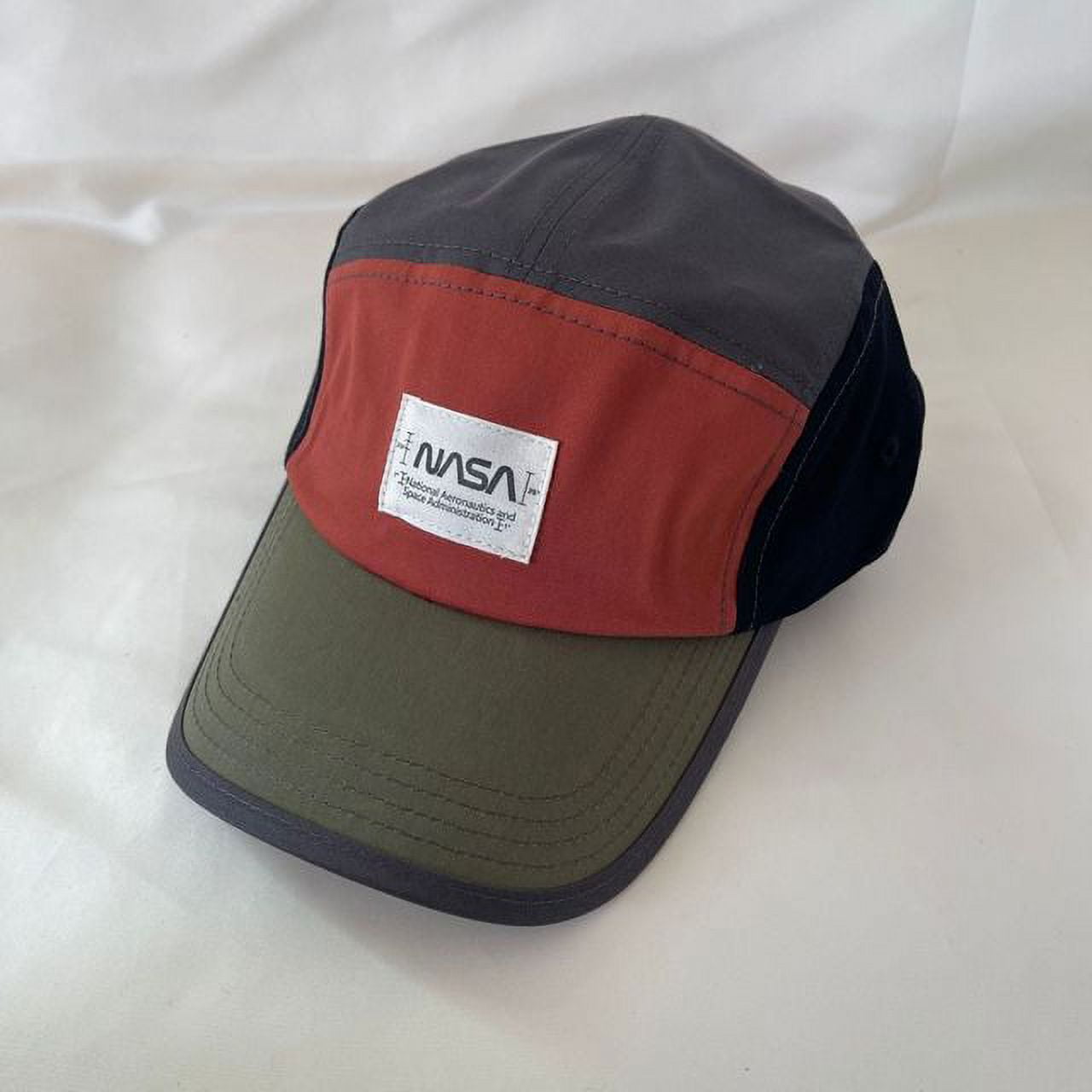 Color Matching Five- Panel Cap Men and Women Retro Stitching Peaked ...