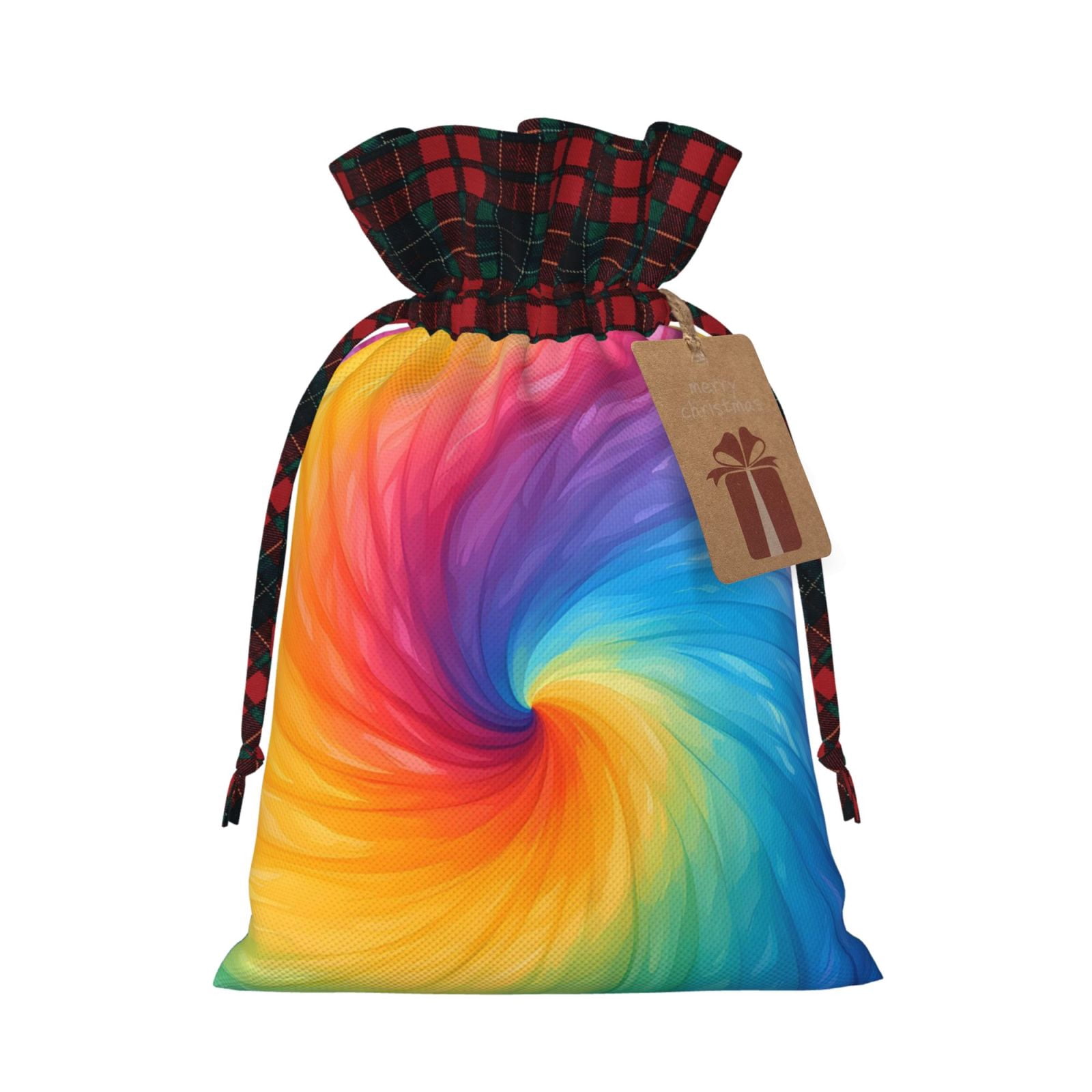 Color Matching Linen Bundle Mouth Gift Bag Can Be Used For Daily Small ...