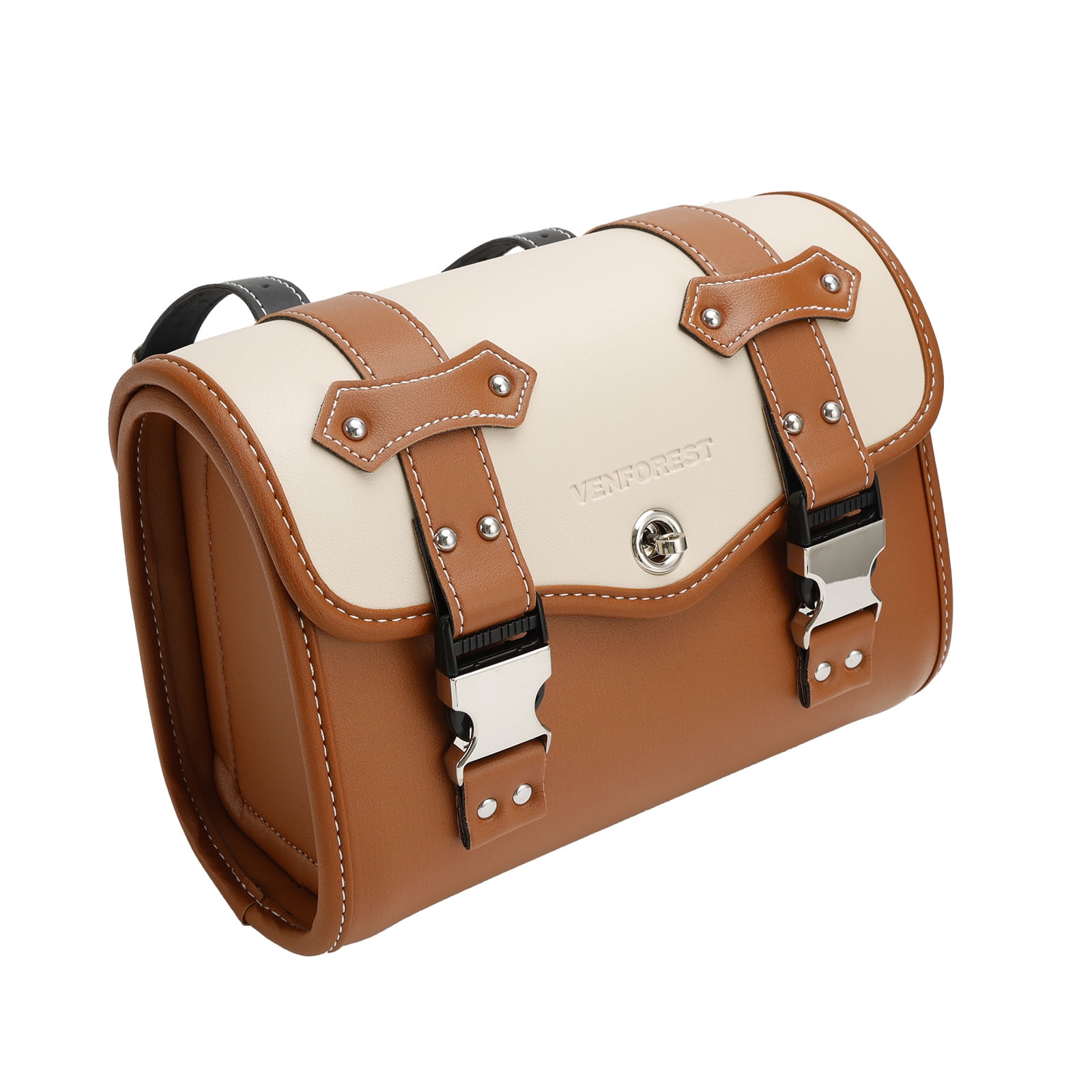 Color Matching Side Saddlebag Tool Bag Luggage Pouch Storage Brown For ...