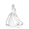 Color Me Cinderella Standee Cardboard Cutout Stand Up, 5ft - Walmart.com