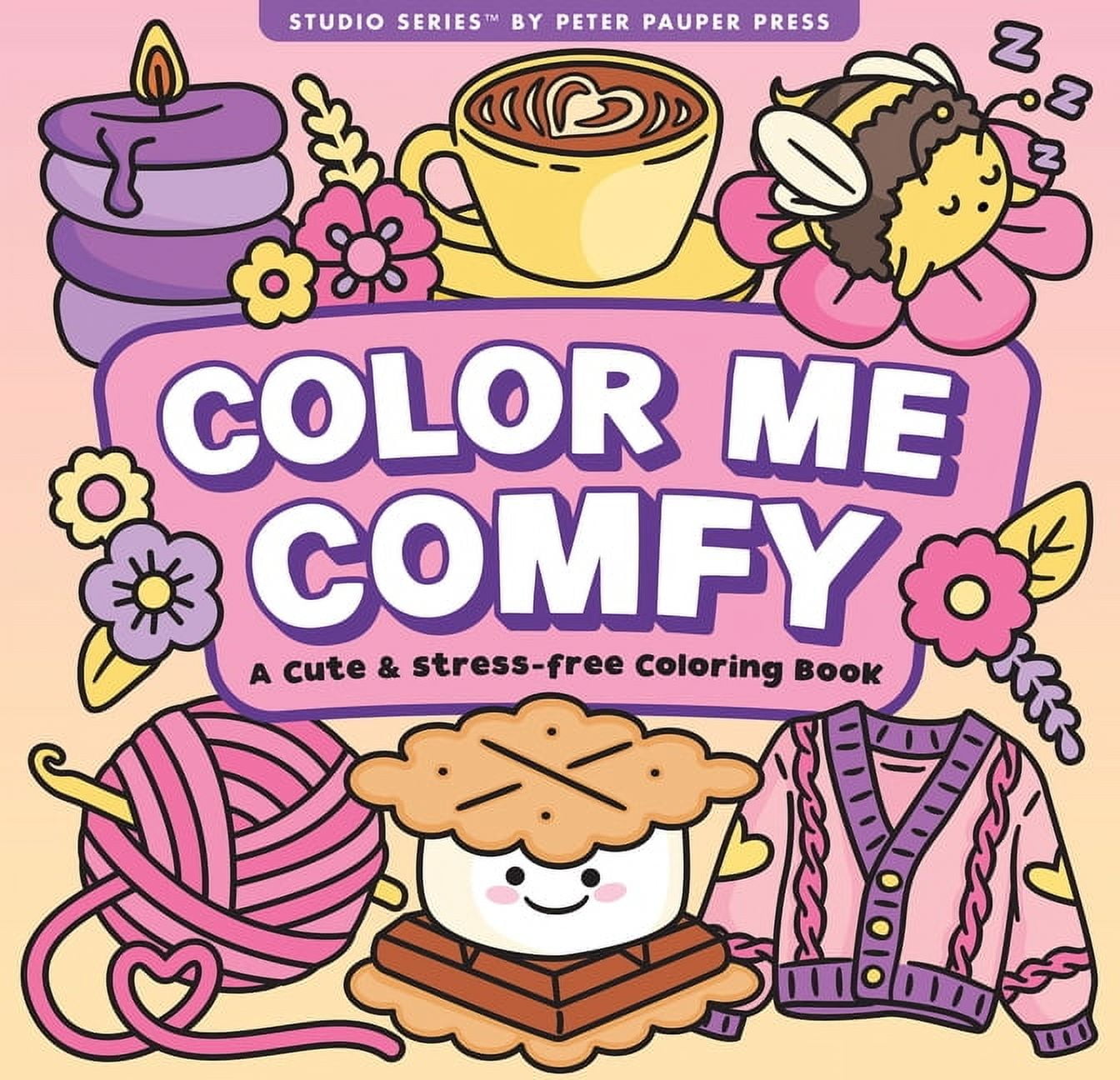 Color Me Comfy Adult Coloring Book (31 One-Sided Designs on Thick Paper ...