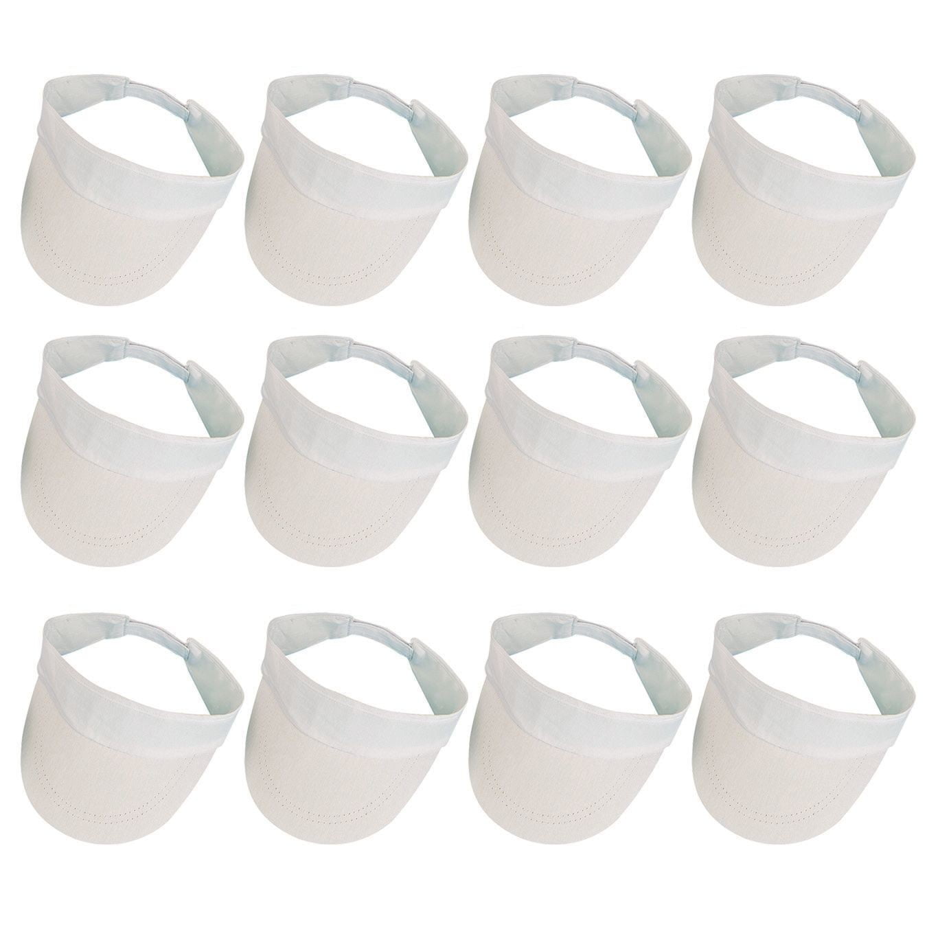 Color-Me™ Fabric Visors (Pack of 12) - Walmart.com