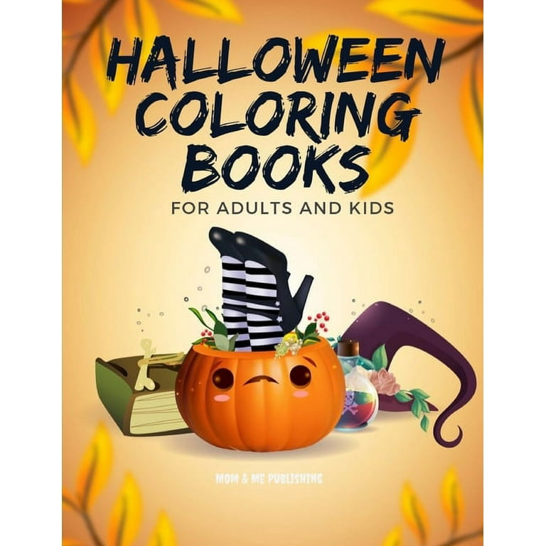 color me halloween coloring book
