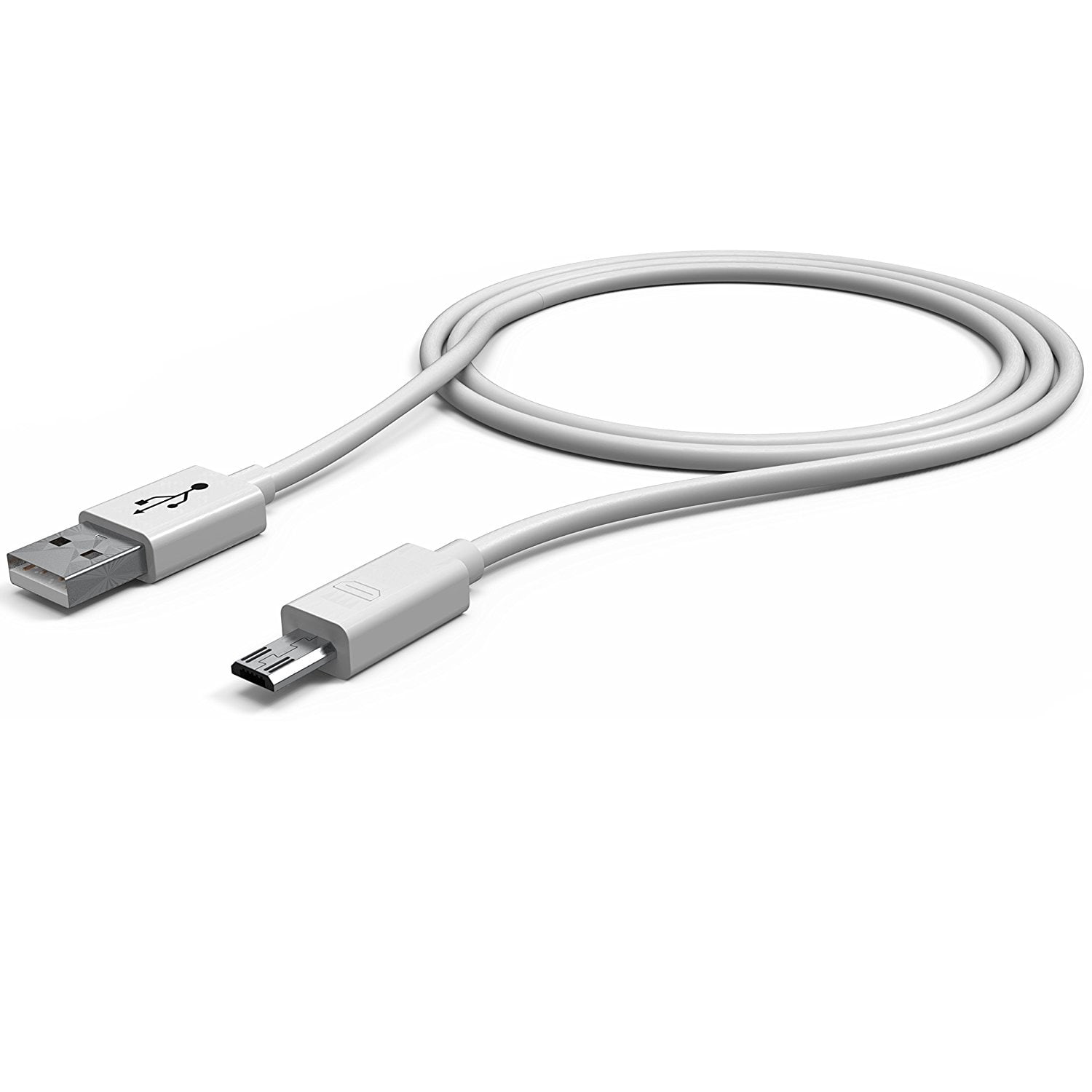 Color Micro USB Cable (6ft) - White - Walmart.com