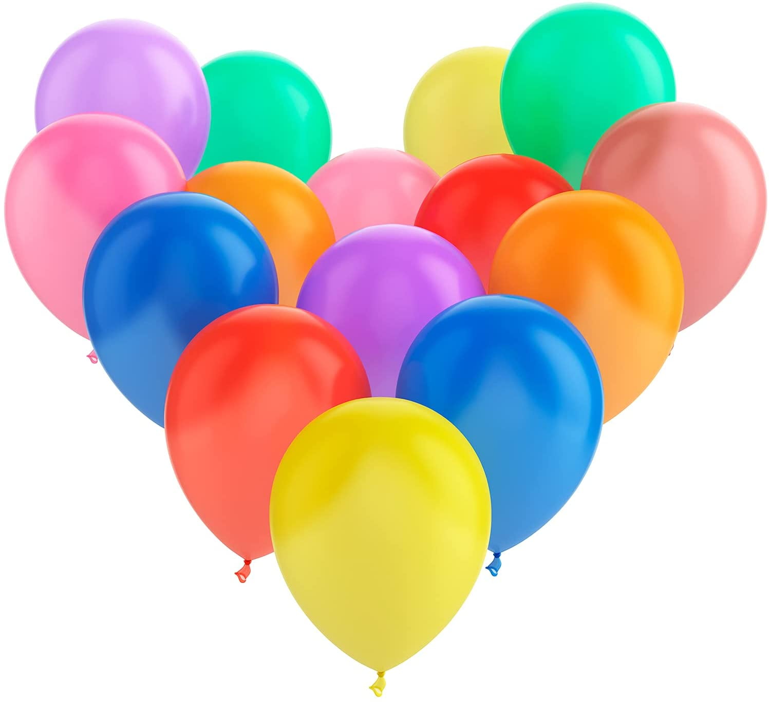 Color Mix Balloons 12 inch 100pcs Latex Party Balloons Baby Shower ...