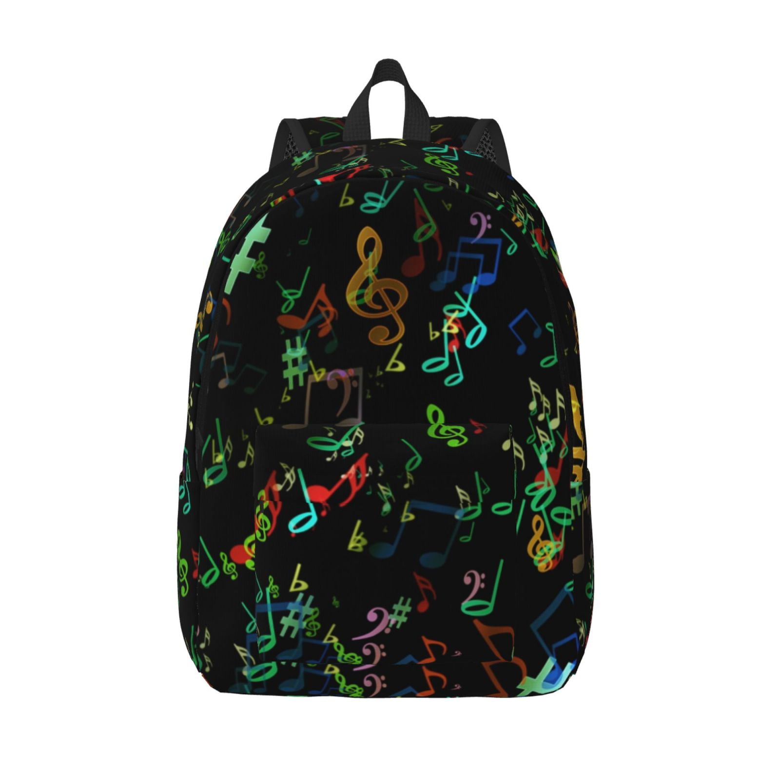 Color Music Notes Backpack for Men Women Laptop Backpack Hiking ...