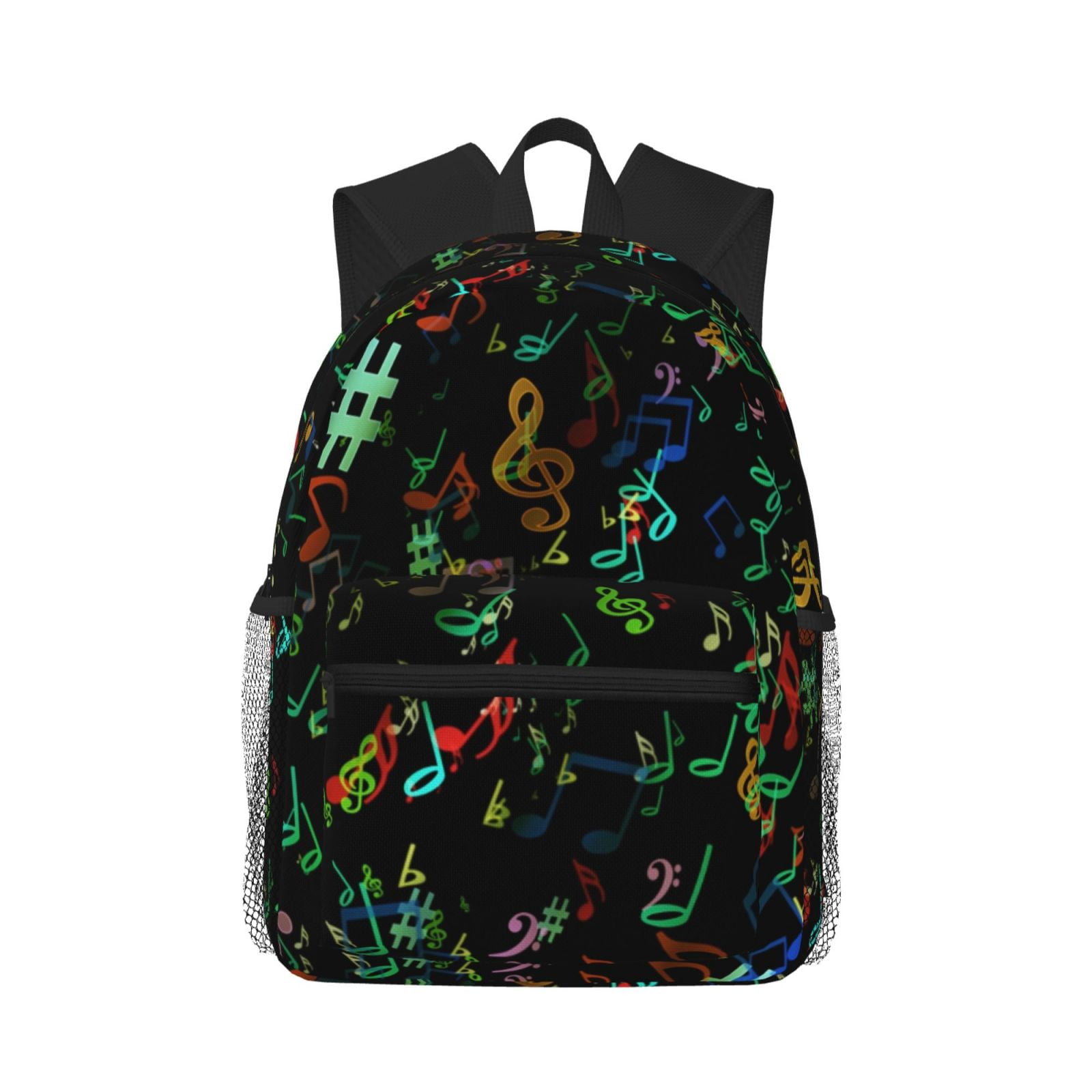 Color Music Notes Backpack for Men Women Laptop Backpack Hiking ...