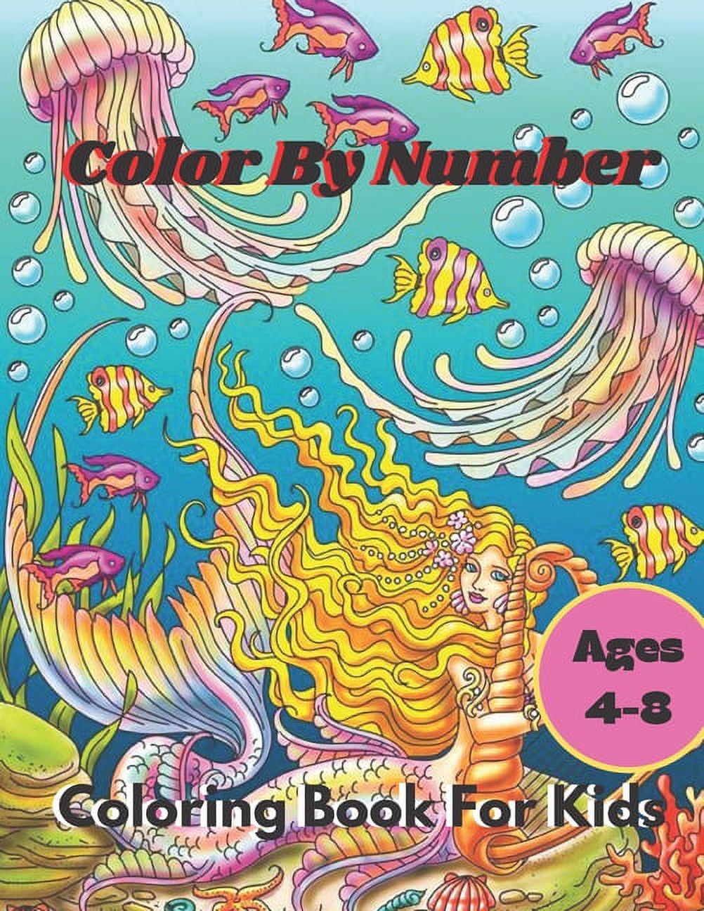 Color By Number Coloring Book For Kids - Walmart.com
