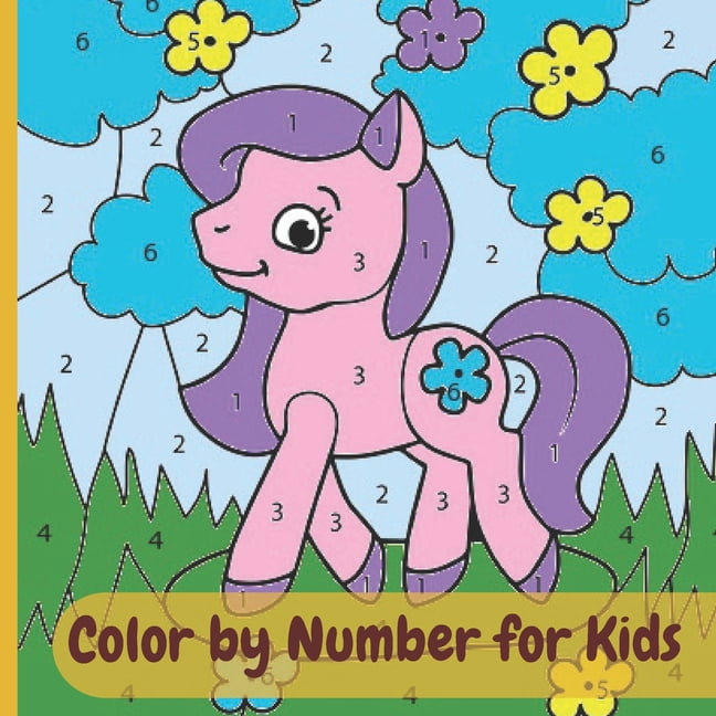 Color by Number for Kids: Animal color activity book, A new way of ...