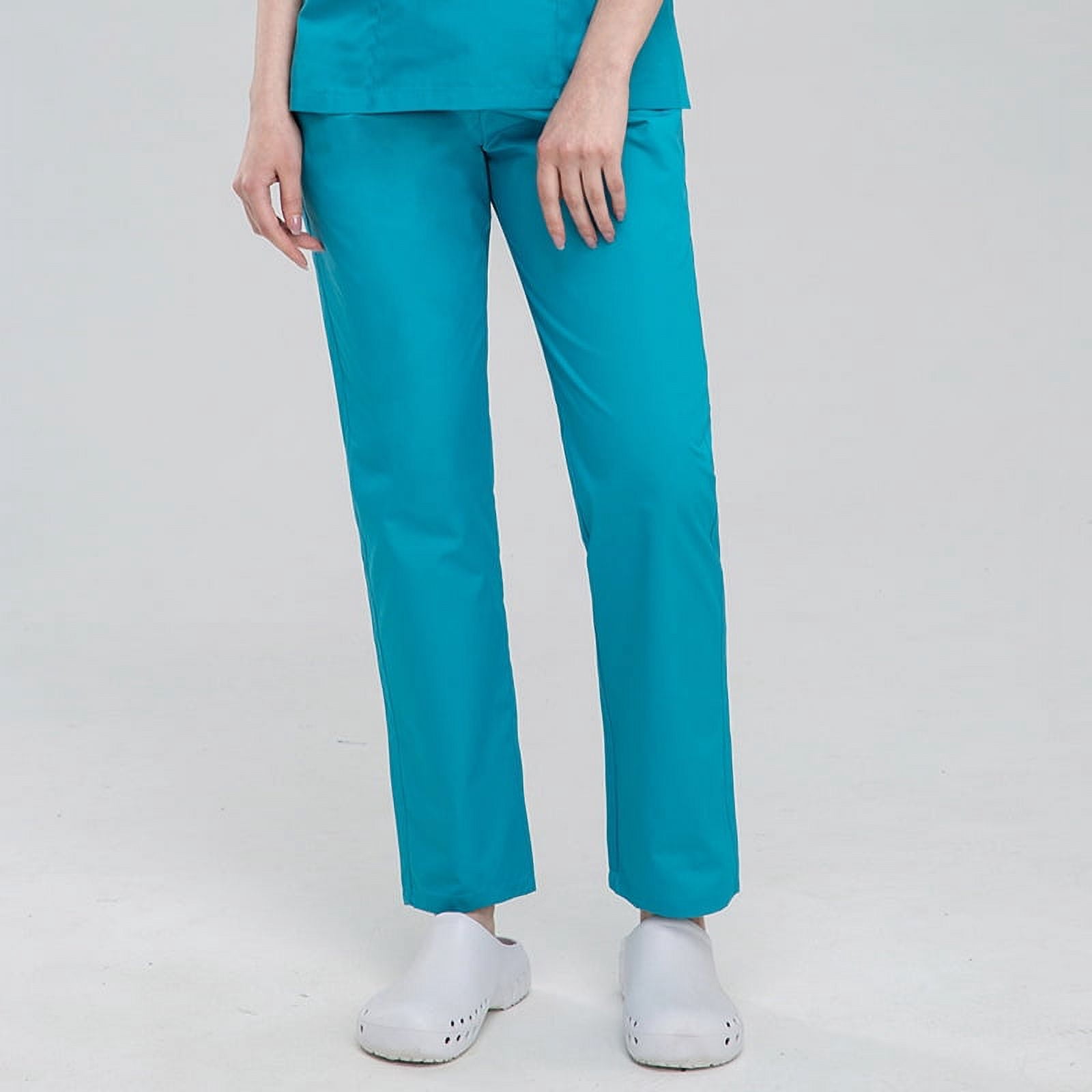 Color Nurse Pants Elasticated Belt Tether Dental Stomatologist Pants ...