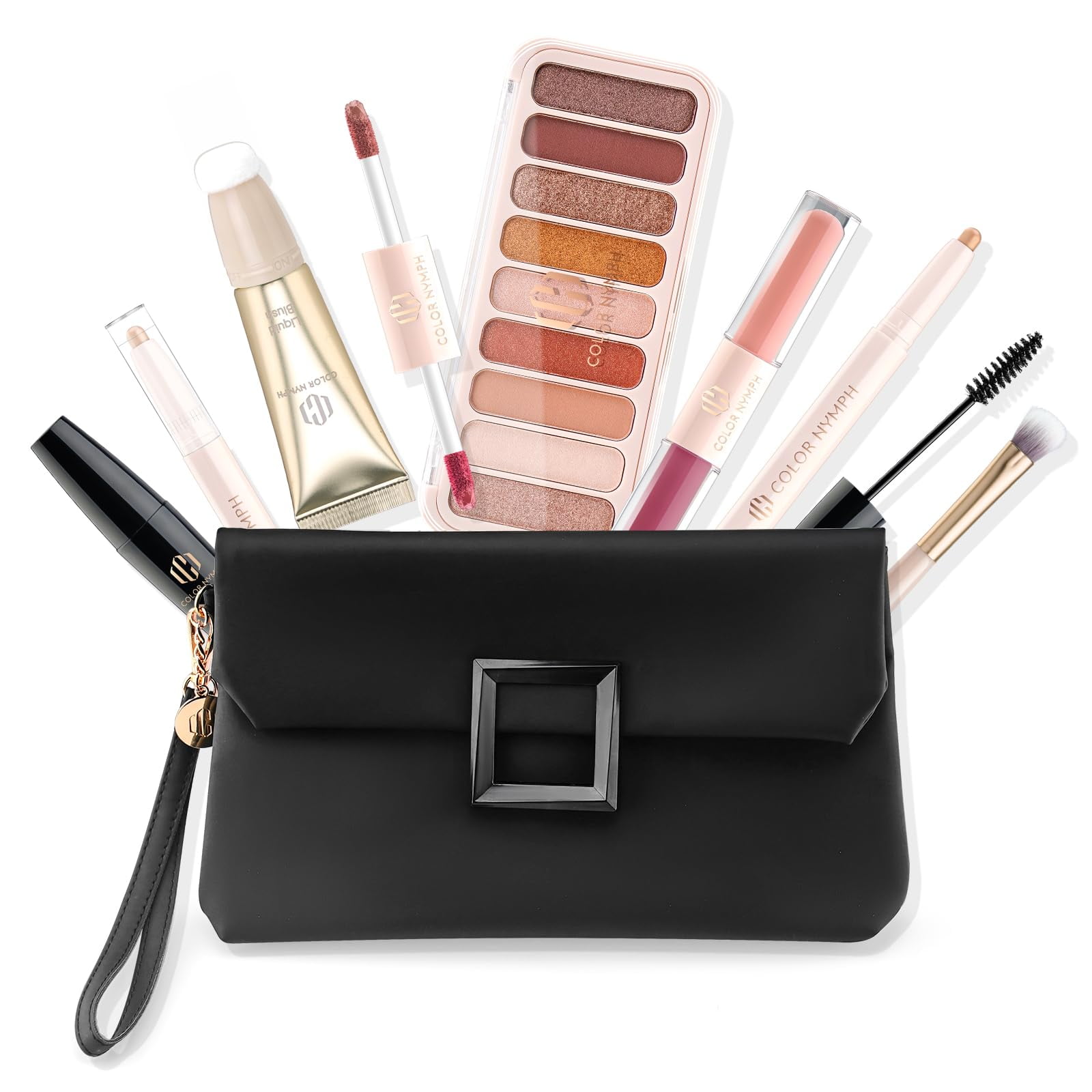 Color Nymph All In One Makeup Kit For And Girls With Waterproof Handbag ...