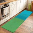 Color Ombre Striped Hallway Washable Runner Rug 2x6 Minimalist Green ...