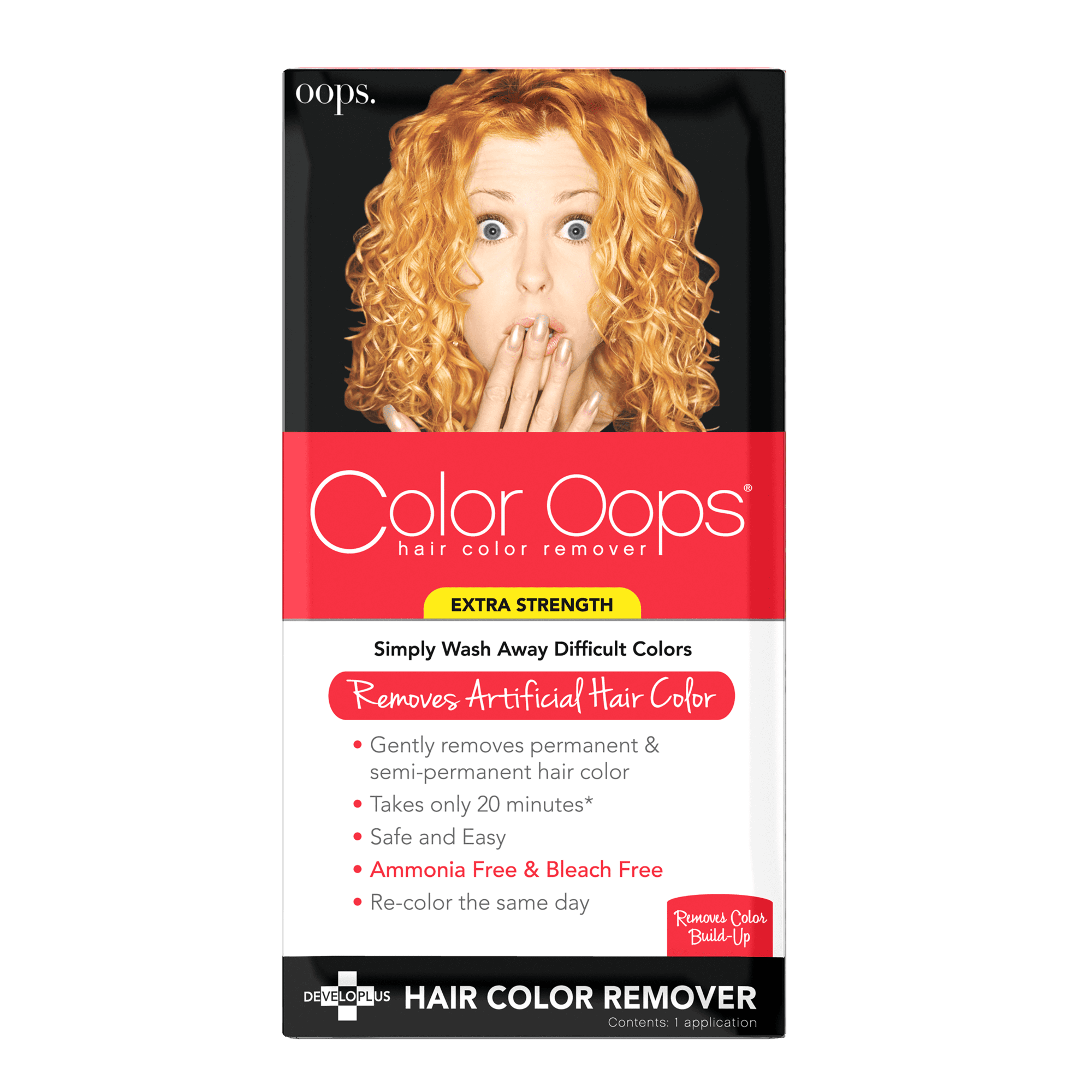 Color Oops Extra Strength Hair Color Remover, Bleach-Free Dye Corrector ...