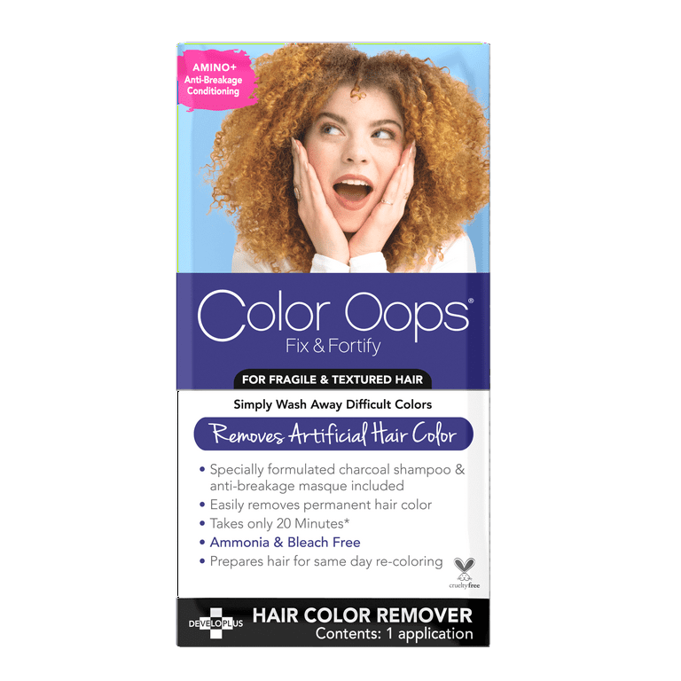 Color Oops Fix and Fortify Hair Color Remover Bleach Free Bond Rejuvenating Dye Remover