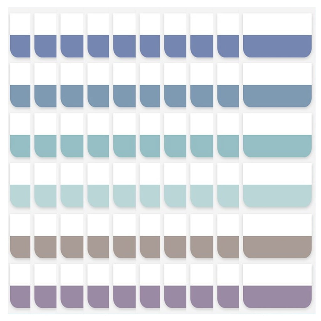 Color Page Index Sticker, Writeable Labels Stick Notes Index Tabs Page ...