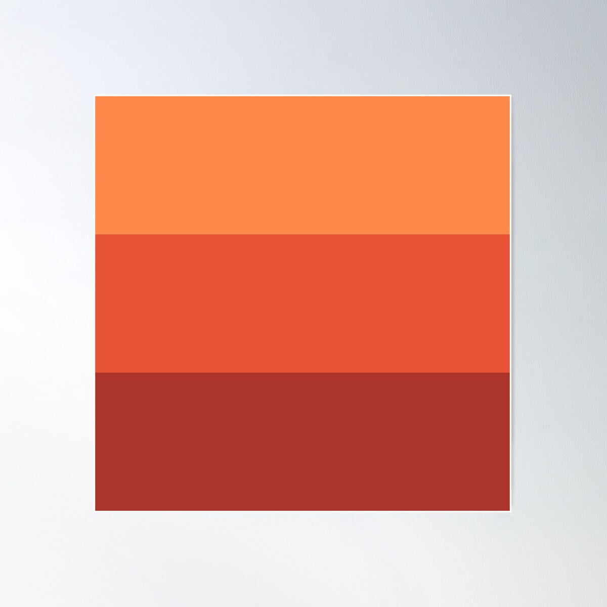 Color Palettes Warm Colors Poster Wall Art, Modern Wall Decor For ...