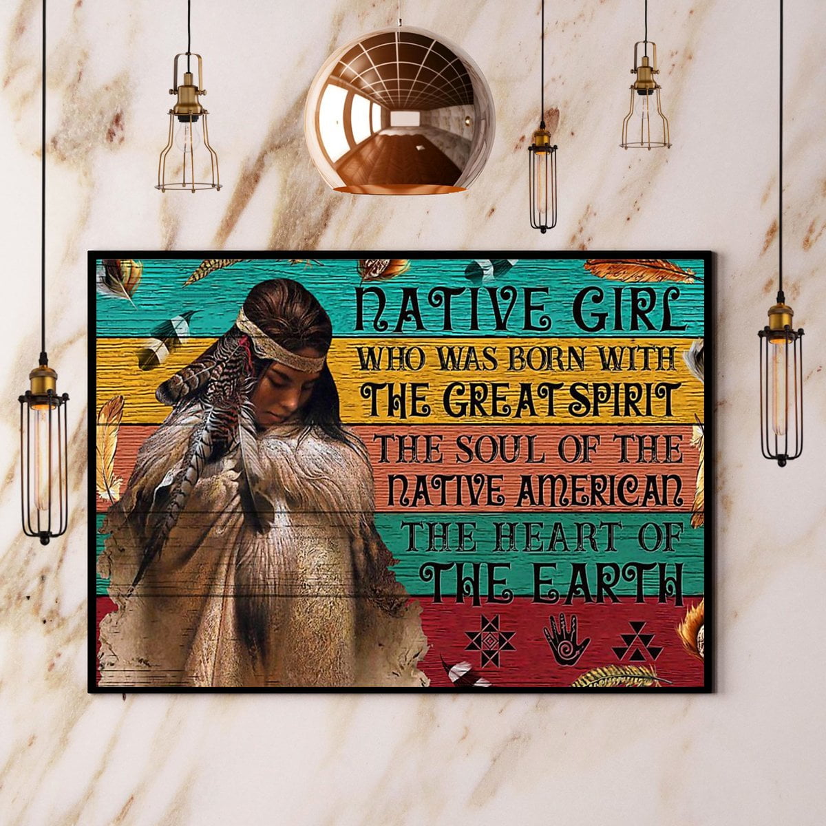 Color Pallet Native Girl Who Was Born With The Great Spirit Native ...